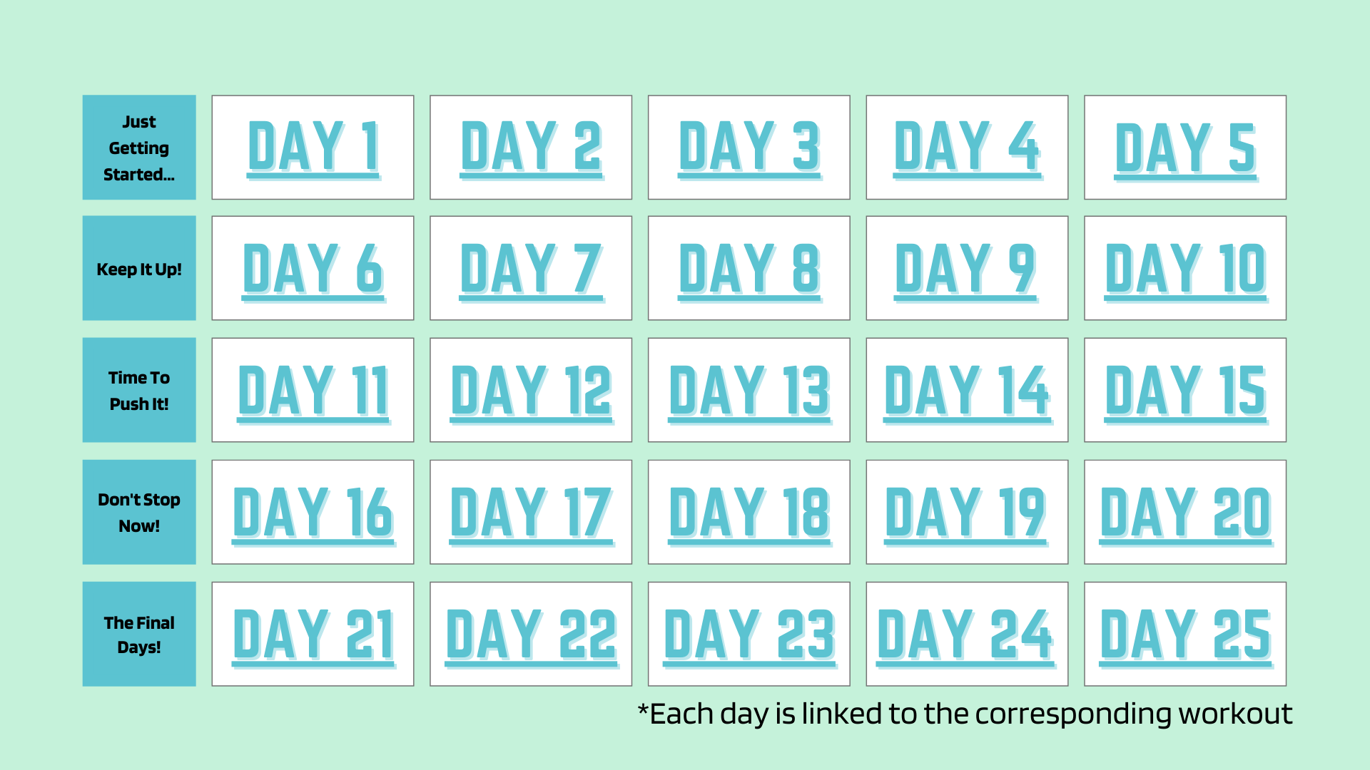 25 Day Program - Molly McNamee